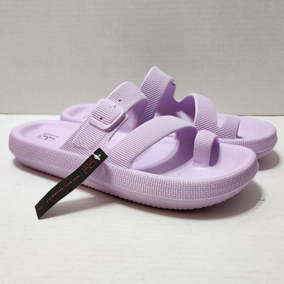 No Boundaries | Shoes | New No Boundaries Slide Toe Thong Lavender Size ...